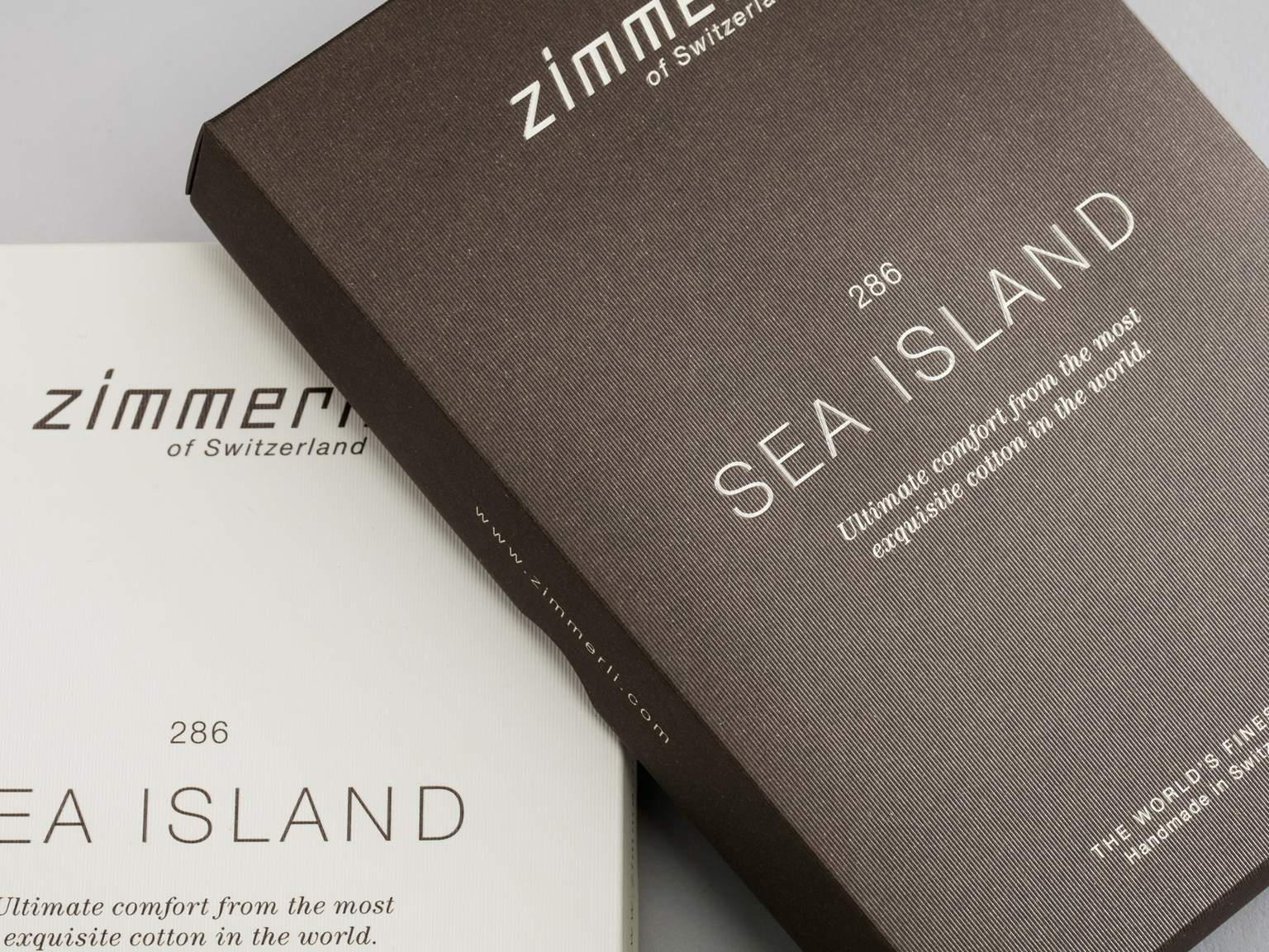 Zimmerli Sea Island Packaging Design | allink