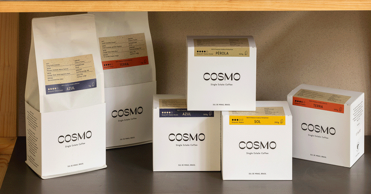 Branding: Markenwelt und Webshop für Cosmo Coffee | allink